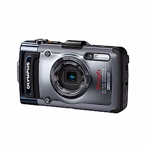 Olympus TG-1iHS 12 MP Waterproof Digital Camera with 4x Optical Zoom,Silver