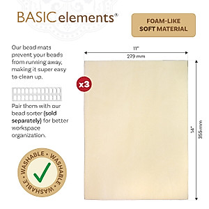 The Beadsmith Bead MAT 3 PC Set 11 X 14