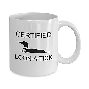 Atiela Loon Bird Mug, Bird Watcher, Ornithologist, Wildlife Biologist, 11 Ounce Coffee Mug