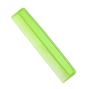 AUGUST GROOMING Vanity Comb in Lime with Navy Suede case