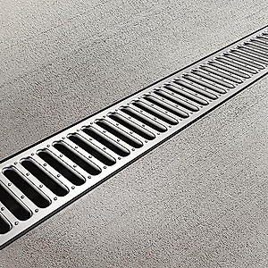 Vodaland - 4 Inch Easy 2 Stainless Pro Trench Drain Channel (4)