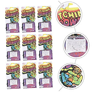 Toyvian 48 pcs Trick Toys Birthday Novelty Supplies Itching Props Spoof Spray Fart Witch Play Gag Toy Not Safe Prop Allergic Fools April Day Favors Interesting Surprise Halloween Powder