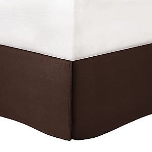 Madison Park Palmer Comforter Set-Luxury Faux Suede Design, Striped Accent, All Season Down Alternative Bedding, Matching Shams, Decorative Pillow, Bed Skirt, King (104 in x 92 in), Red 7 Piece