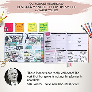 Law of Attraction Planner Sept 2023 to Dec 2024 - Weekly and Monthly, a 16-Month Productivity Planner, Hourly Planner, Work Planner for Productivity & Happiness, Adhd Planner and Stickers, B5