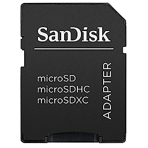 SanDisk 256GB Ultra microSDXC UHS-I Memory Card with Adapter - 100MB/s, C10, U1, Full HD, A1, Micro SD Card - SDSQUAR-256G-GN6MA