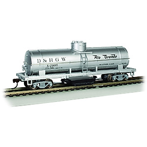 Bachmann Trains - Track Cleaning Tank Car - Rio Grande™ Water #X-2905 - Silver - HO Scale