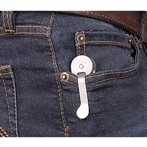 Stonewashed Aluminum KeyBar | Everyday Carry Compact Key Holder Multi-Tool and Keychain Organizer with Pocket Clip (Holds up to 12 Key) Made in the USA