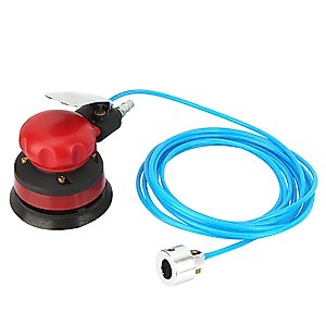 SY-8127 Pneumatic Water Sander 5" Disc Practical Air Polisher Grinding Machine Kit with Inlet Joint and Water Pipe