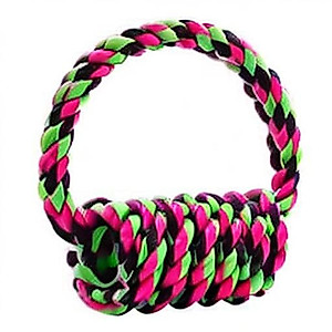 Chewy Champ Circle - Large Dog Rope Toy for Aggressive Chewers - Durable & Fun