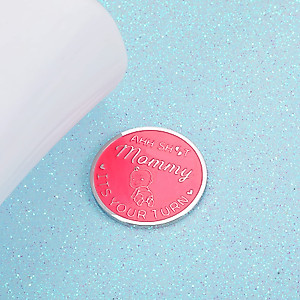 First Time Mothers Fathers Day Gifts for New Mom Dad Mommy Daddy New Parent Decision Coin for New Mom Dad New Baby Gifts for Friend Boss Coworker Birthday Gifts for Husband Wife One-Piece Double-sided