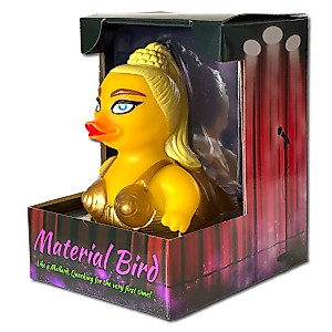 CelebriDucks - Material Bird - Floating Rubber Ducks - Collectible Bath Toy Gift for Kids & Adults of All Ages