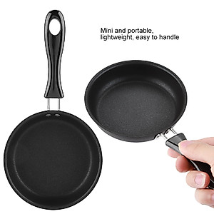 LHGWAT Home Kitchen Small Frying Pan, Small Frying Pan With Nonstick Coating Induction Stove Non-stick Frying Pan Portable Frying Pan With Handle Suitable for Stove Gas Induction Cooker