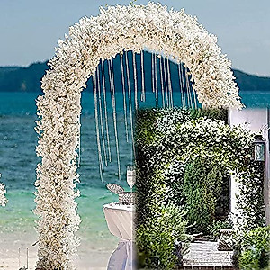 Garden Arch Made of Metal,Rose Arch for Climbing Plants Clematis,Climbing Support Trellis,Pergola,Weather-Resistant Climbing Arch,Wedding Arch,Archway,Trellis,Garden Arbor,Roses,Vine Support Trellis