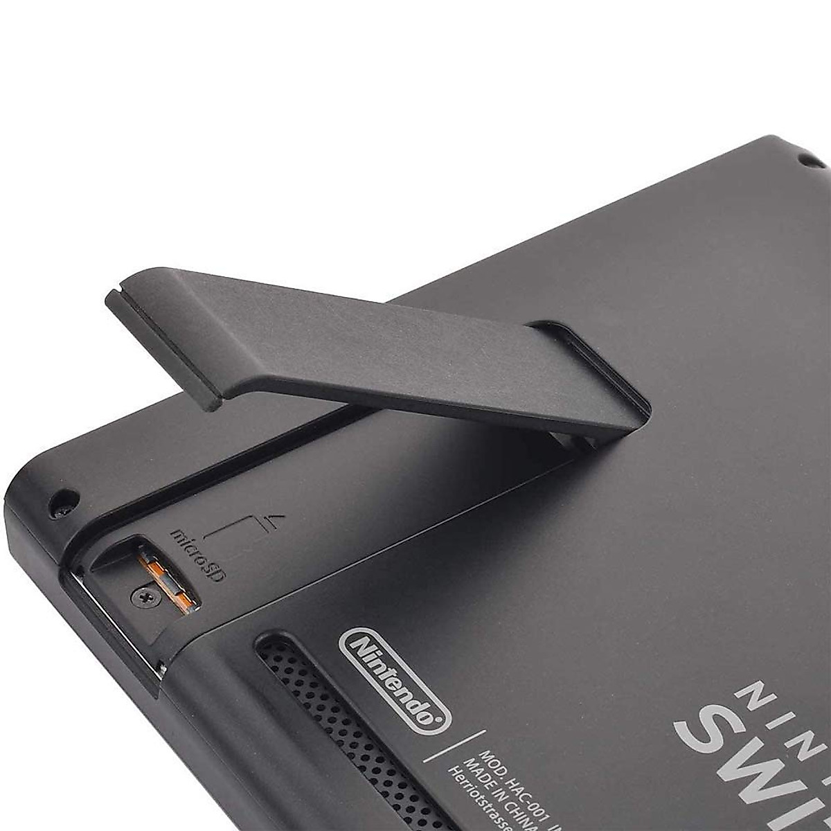 MMOBIEL Back Shell Bracket Kickstand Back Housing Bracket compatible with Switch Console Holder Stand Shell Black