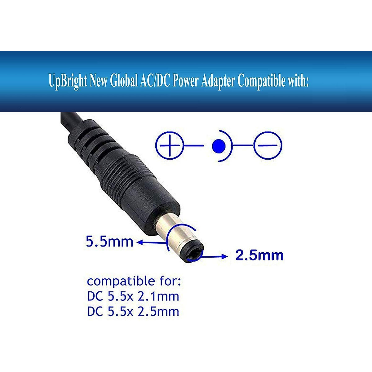 UpBright 24V AC/DC Adapter Compatible with Evolis Primacy PM1H0000BS PM1H0000BD PM1H0000RS PM1H0000RD Zenius ZN1U0000RS ZN1U0000TS Tattoo 2 Badgy200 B22U0000RS ID Card Printer 24VDC 3A Power Supply