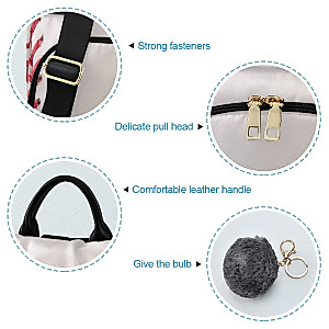 ALAZA Sport Ball Baseball Lovely Women Backpack Anti Theft Back Pack Shoulder Fashion Bag Purse