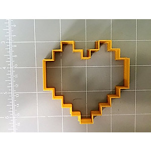 8-bit Heart Cookie Cutter