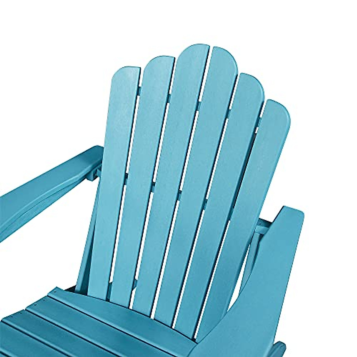 Classic Outdoor Adirondack Chair for Garden Porch Patio Deck Backyard, Weather Resistant Accent Furniture, Blue