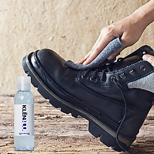 Premium Professional Sneaker Cleaner by KlenBlu - Liquid Shoe Cleaning Solution - Restore Whites, Leather, Suede, Canvas, Knit, Mesh, Rubber and Other Fabrics
