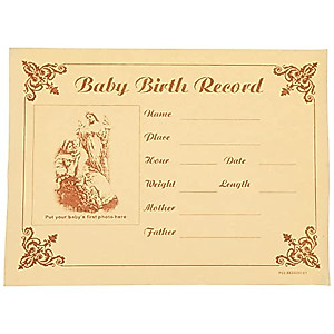 Stephan Baby Silver Plated Engraved Keepsake Birth Certificate Holder