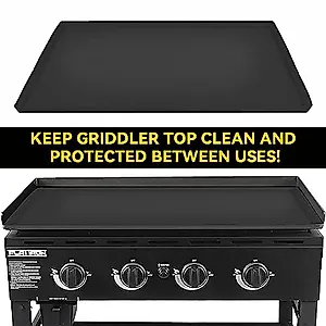 Ezebesta Silicone Griddle Mat for Blackstone 28 Inch Griddle，Protective Cover Mats Blackstone Griddle Top，Covers for Blackstone Protector Outdoor-Black