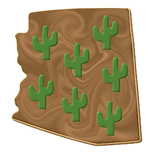 Arizona State 3.5 Inch Cookie Cutter from The Cookie Cutter Shop – Tin Plated Steel Cookie Cutter