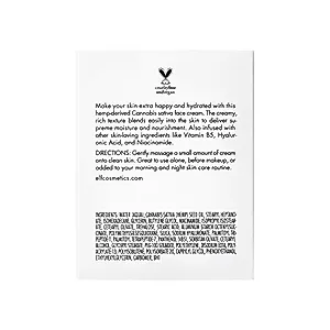 e.l.f. SKIN Happy Hydration Cream, Calming & Ultra-Hydrating Face Moisturizer, Infused with Hyaluronic Acid & Vitamin B5, Vegan & Cruelty-Free, 1.7 Oz