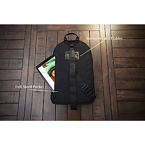 ExecuChef Knife Bag with 29 Pockets for Knives and Kitchen Utensils | Business Card Holder and Lock | Water Resistant and Durable Ballistic Nylon Backpack for Professional Chefs and Culinary Students