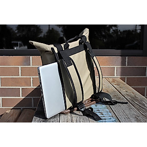 Ripple Junction Grateful Dead Steal Your Face Logo Roll-Top Backpack Officially Licensed