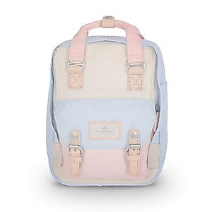 Doughnut Macaroon Mini Cream Iceberg Sakura Unicorn Dream 7L Travel School Ladies College Girls Lightweight Casual Daypacks Bag Small Backpack (SAND)