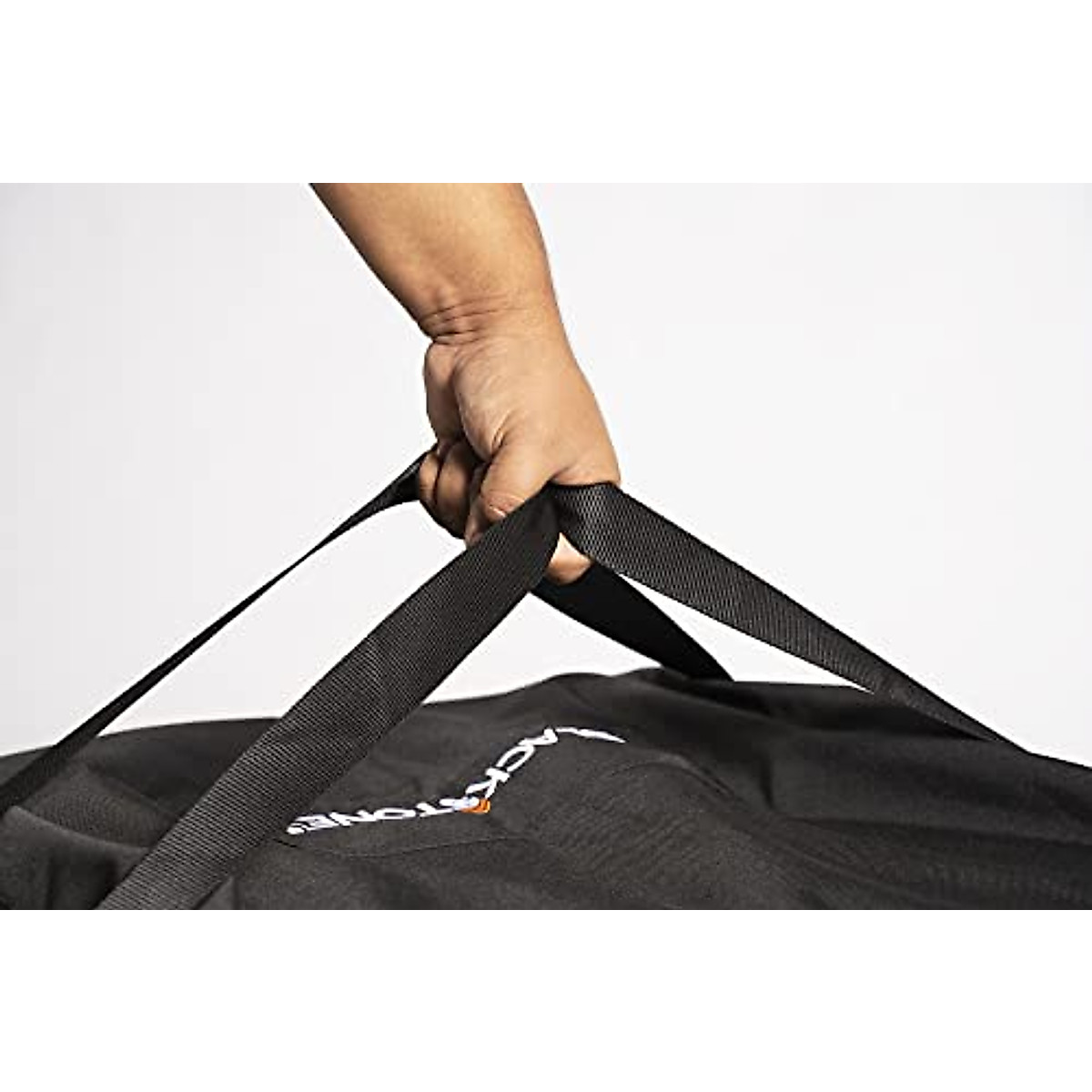 Blackstone Tabletop Griddle w/Hood Carry Bag, 5510, Portable BBQ Grill Griddle Carry Bag for Travel - 600D Heavy Duty Weather-Resistant Cover Accessories, Black, 22 inch