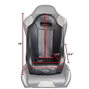 Mini Seat High Sides - Kids Seat for UTV Seats - Fits Polaris RZR, Can-Am X3 and Most Other Side by Side and After Market Seats (SEAT ONLY)