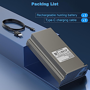 Rechargeable Lipo Lithium Battery, Hunting Camera Battery Compatible with Trail Cameras X Gen 2.0, X, X Pro, XB, SK