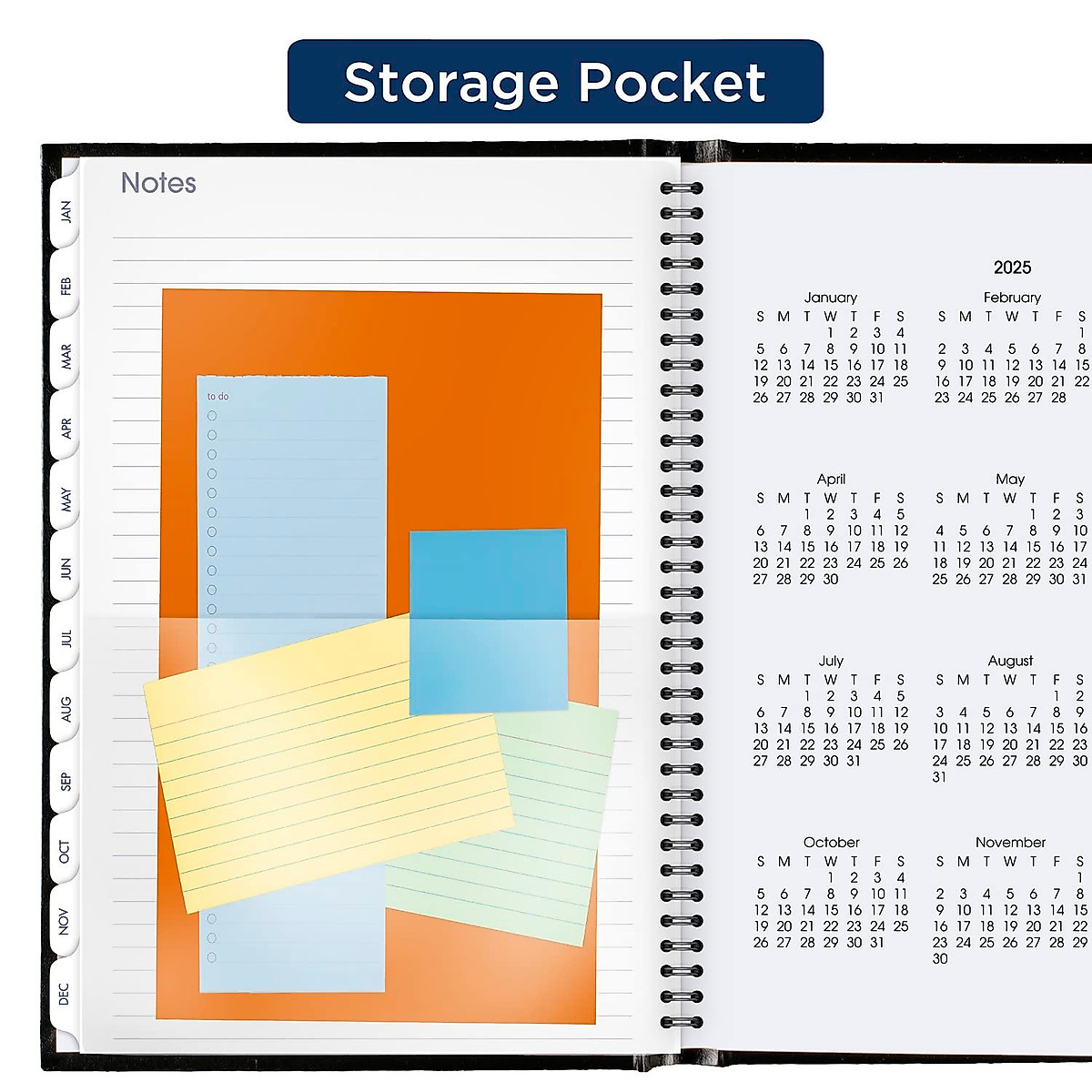 AT-A-GLANCE 2024 Monthly Planner, DayMinder, 8" x 11-3/4", Large, Monthly Tabs, Hardcover, Black (G470H0024)