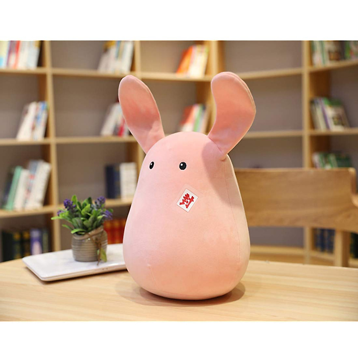 IOPBOT Anime Toilet-Bound Hanako-kun Mokke Plush Doll Pillow Yashiro Nene Jibaku Shōnen Hanako-kun Chain Pendant Toy 17〃 Cartoon Doll (Rose Red, 17〃)