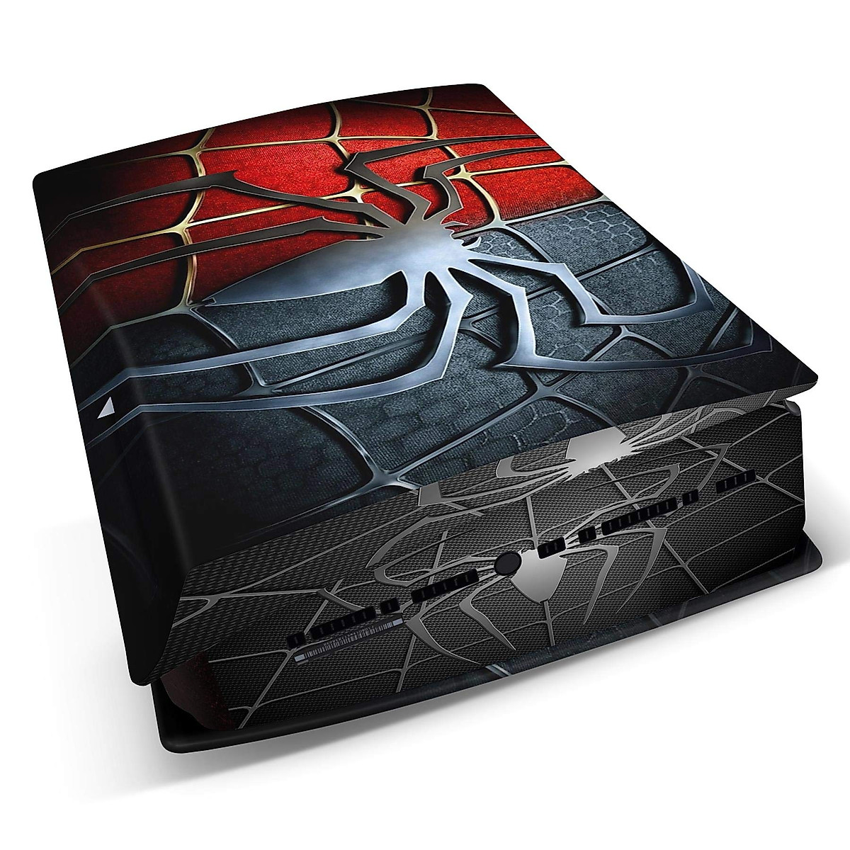 PS5 Disk Console Spider Skin Decal Vinal Sticker + 2 Controller Skins Set