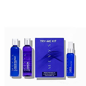 Mevys Try Me Kit - Starter Kit With Lemon Keratin, Clarifying Shampoo and Leave-In, Hair Keratin Treatment for Smoothing and Repair Damage Hair, Anti Frizz Control Repair Treatment for Frizzy Dry Hair