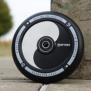 Rapture Pro Scooters - 110mm Pro Scooters Wheels - Yin Yang Wheels (Set of 2) - Bearings Installed