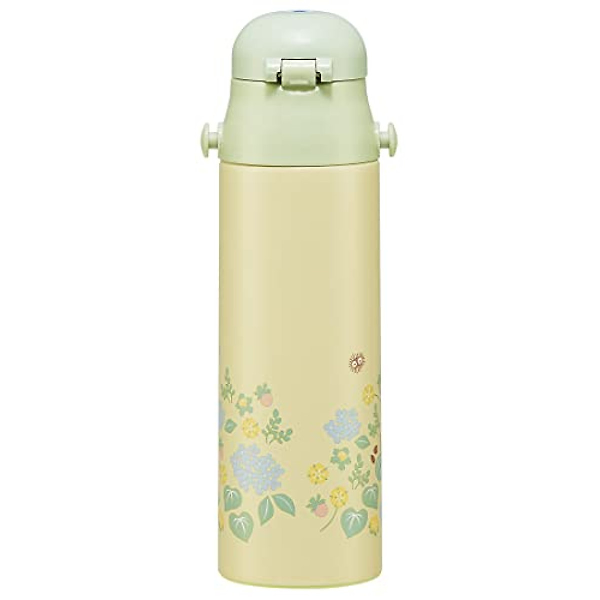 Skater SDC6N-A My Neighbor Totoro Sanpomichi Ghibli Children's Stainless Steel Water Bottle, Direct Drinking 20.9 fl oz (580 ml)