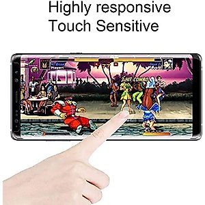 【2-PACK】Coolpow Designed for Samsung Galaxy Note 8 Screen Protector, Case Friendly, Anti-Bubble,3D Curved,Full Screen Coverage,9H Hardness,HD Clear, Samsung Note 8 Screen Protector Tempered Glass Film