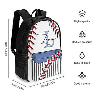 Custom Backpack Personalized Backpack With Add Your Name/Text,Casual Shoulder Bag Customize Travel Laptop Backpack for Men