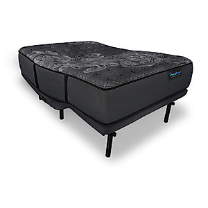 iDealBed iQ5 Luxury Hybrid Mattress and Adjustable Bed Sleep System, Pressure Relief Sleep, Zero Gravity, Anti-Snore, Custom Comfort Positions (Full, Luxury Firm (Medium Firm) + 3i Custom)