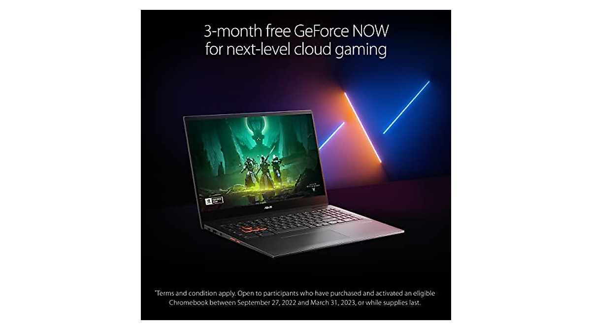 ASUS Chromebook Vibe C55 Flip: 144Hz Cloud Gaming Laptop