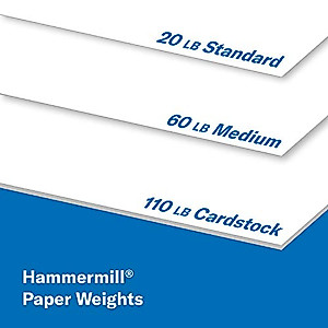 Hammermill Printer Paper, Great White 100% Recycled Paper, 8.5 x 11 - 1 Ream (500 Sheets) - 92 Bright, Made in the USA, 086790R
