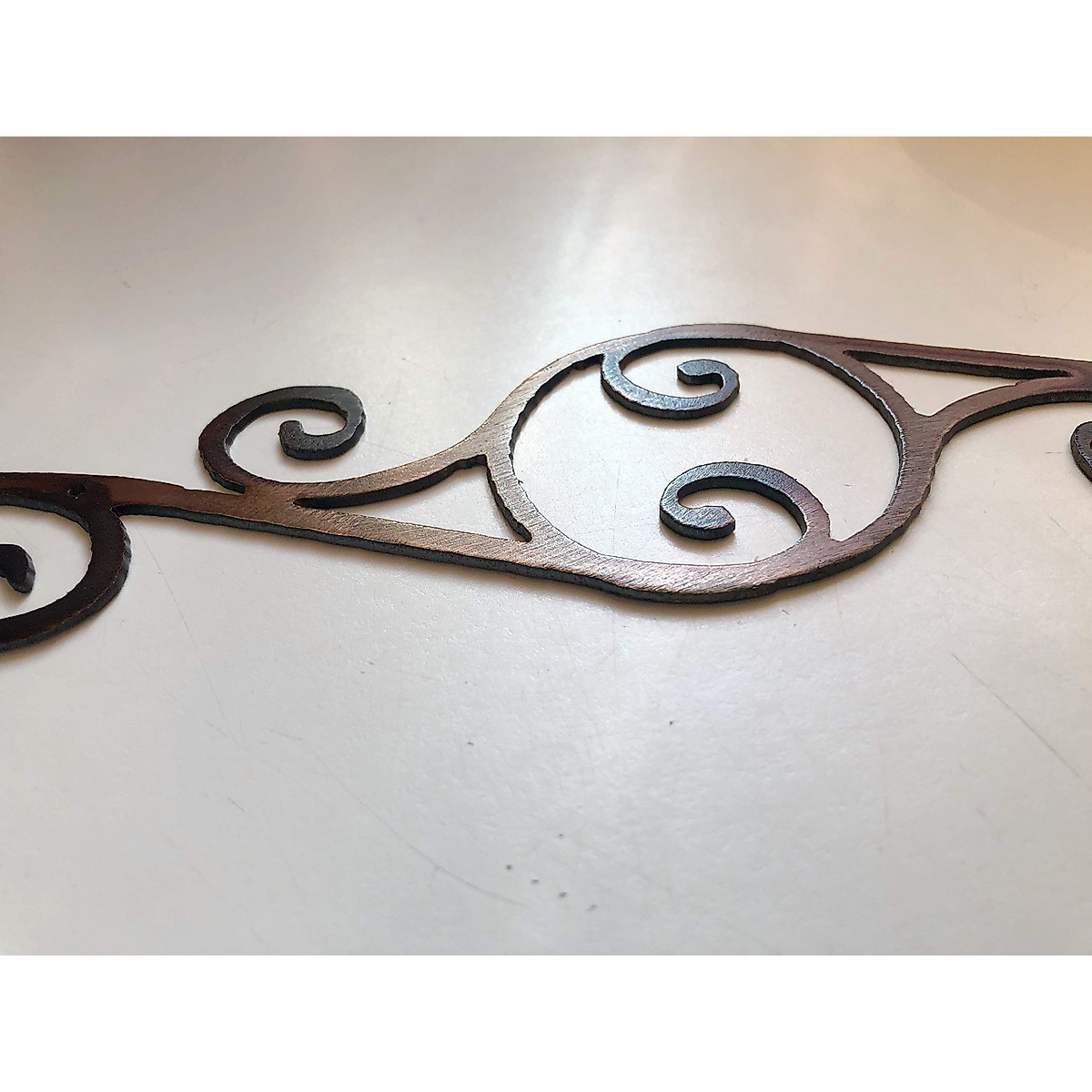 Decorative Scroll 12" or 24" Metal Wall Art Decor