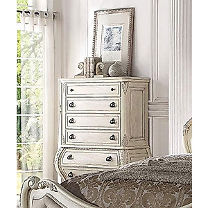 Acme Ragenardus Wood Bombay Chest Antique White