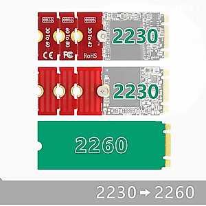 JEYI M2 M2PLUS NGFF NVME m. 2 Extended Transfer 2230, 2242, 2260, 2280 M2 Change Long Size NVME NGFF M.2 U.2 M3 M.3 SSD