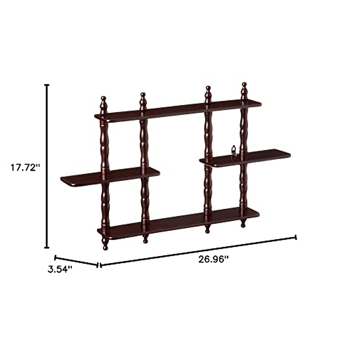 Frenchi Furniture 3 Tier Wall Shelf