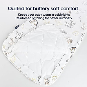 Domiamia Baby Sleep Sack Ultra Soft Cotton & Rayon Made From Bamboo 2.5 TOG Toddler Sleeping Sack 2t-3t Rayon Sleeping Bag Dryable Warm Wearable Blanket 24-36 Months Better Sleep Year-round