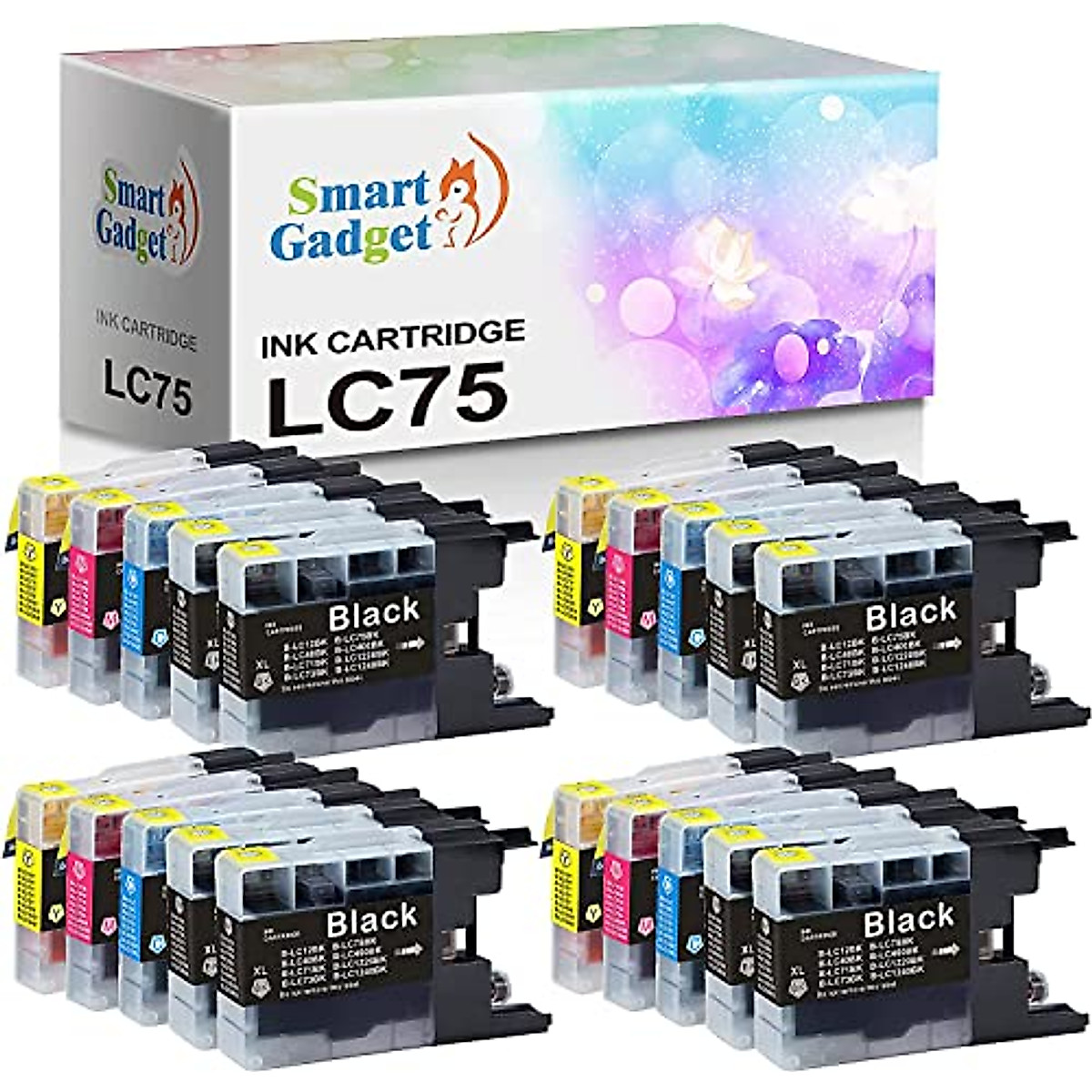 Smart Gadget Compatible Ink Cartridge Replacement Brother LC71 LC79 LC75 LC75XL LC 75 | Use with MFC-J6510DW MFC-J6710DW MFC-J6910DW MFC-J280W MFC-J425W Printers | 20 Pack